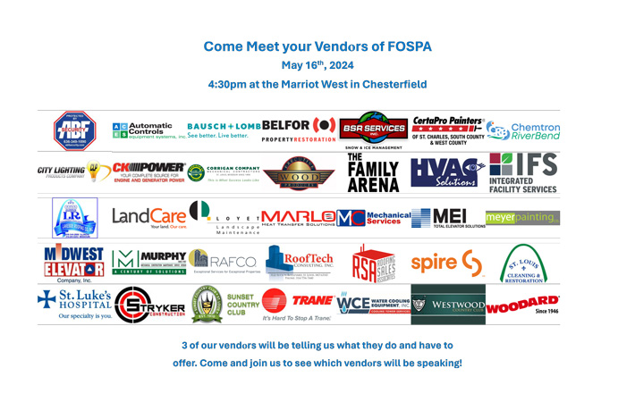 May 16th, 2024 - Meet the FOSPA Vendors | www.fospa.net